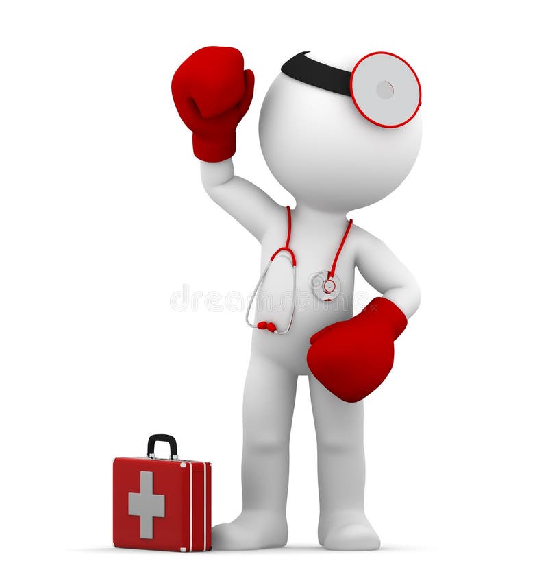 3d Doctor Writing Patient Medical History Stock Illustration ...