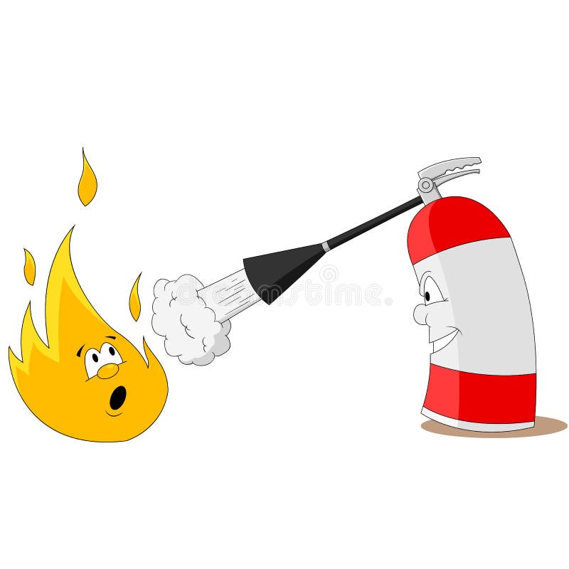 Funny Extinguisher Stock Illustrations – 726 Funny Extinguisher Stock ...