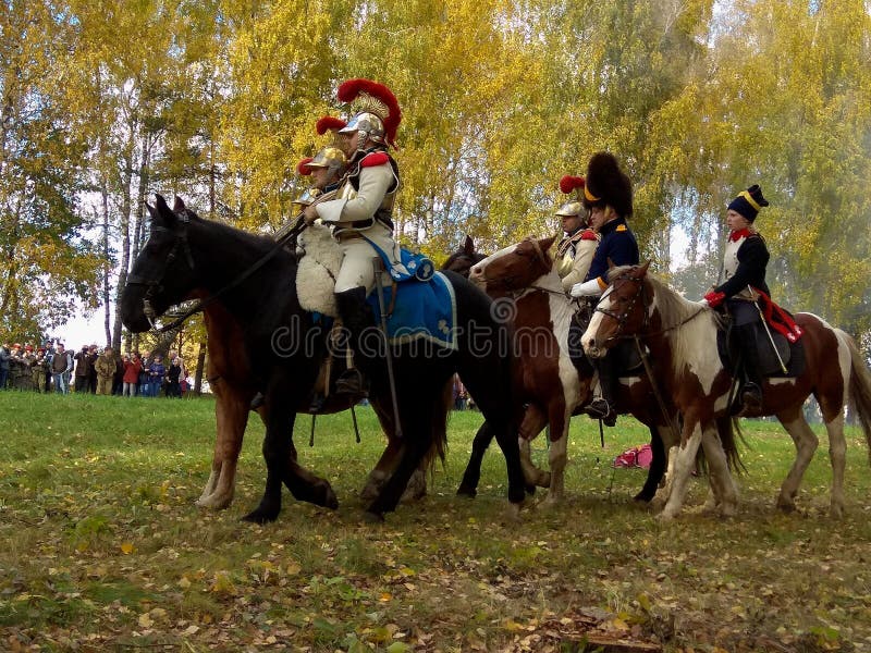 Fighting French Racers. History 1812 Editorial Stock Photo - Image of ...