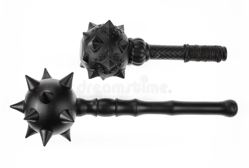 Fighting Mace Isolated on White Background Stock Image - Image of fight ...