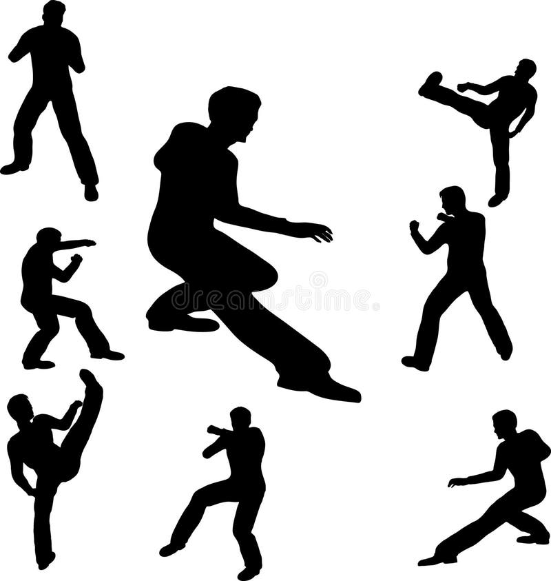 Fighting man illustration stock vector. Illustration of person - 3913734
