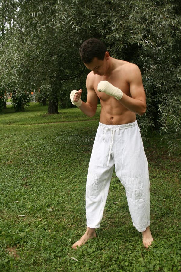 Fighting man stock image. Image of moving, eastern, raise - 10301915