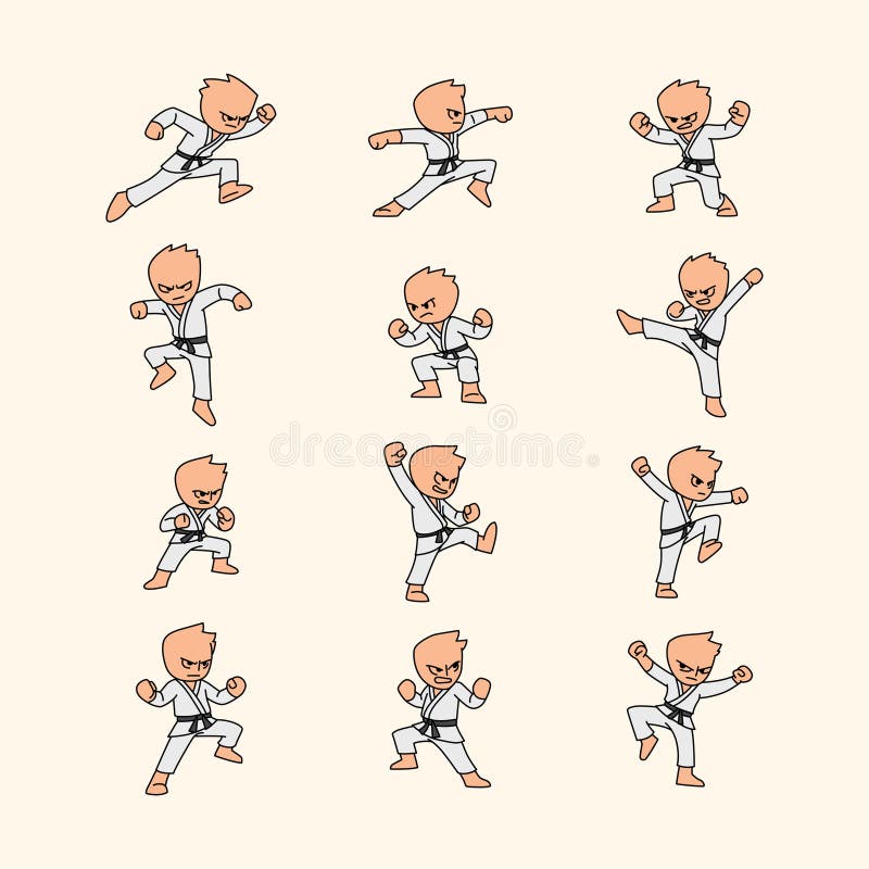 12 Dynamic Action Poses for Stylized Mascot – Anatomy Reference Pack ...