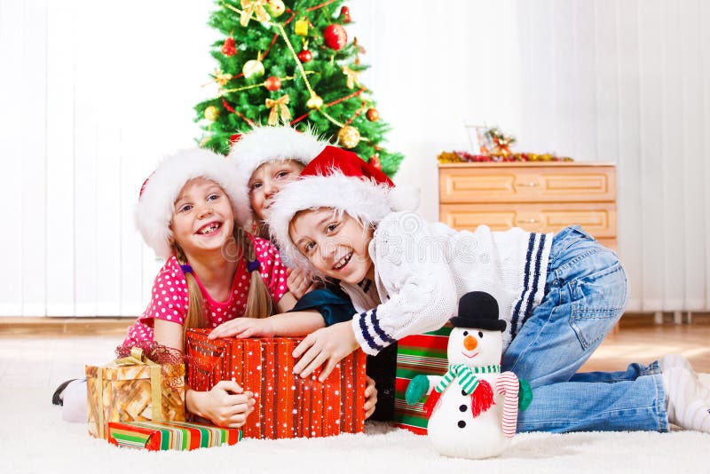 Fighting for presents stock image. Image of little, decoration - 27437235