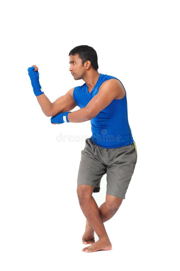 Fighting stance stock image. Image of strong, protection - 51904605