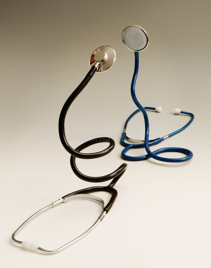 Fighting Stethoscope Snakes Stock Photo - Image of reptiles, concept ...