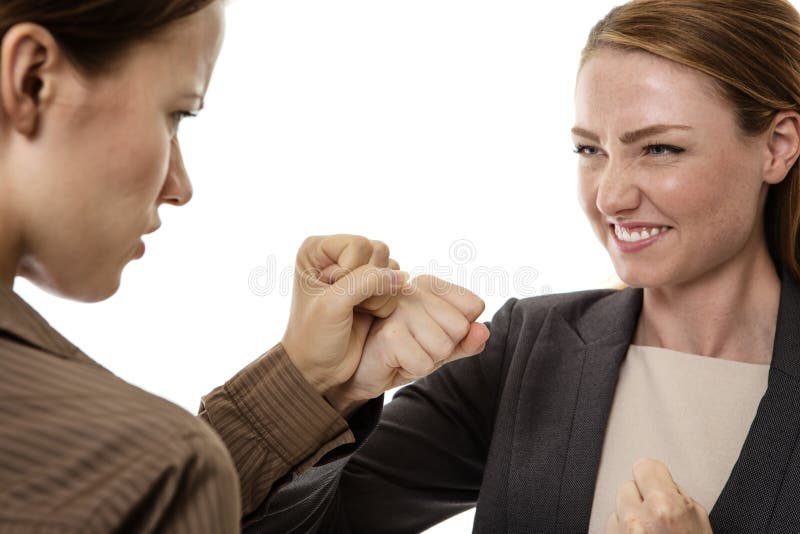 Fighting at work stock photo. Image of violence, adult - 58712154