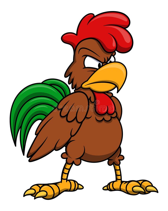 Angry Rooster Stock Illustrations – 681 Angry Rooster Stock ...