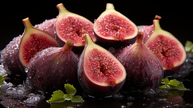 Delicious Figs on Ice Stunning Product Photography for Food Delivery ...