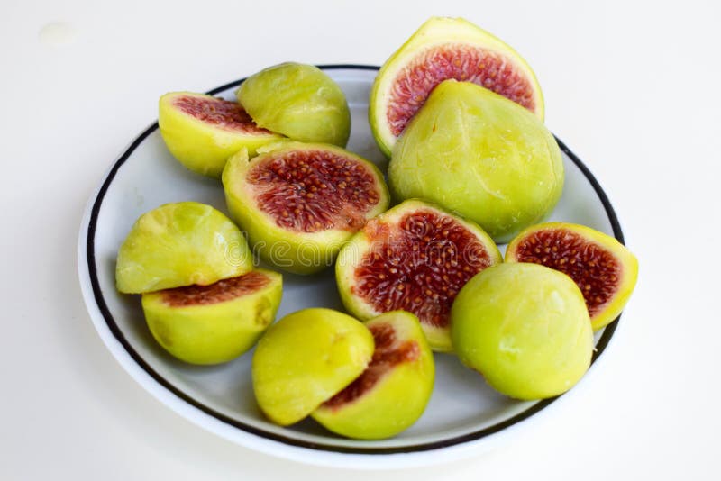 Figs stock image. Image of halves, juice, round, juicy - 101353253