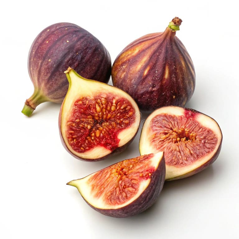 Figs Isolated on Transparent Background Stock Illustration ...