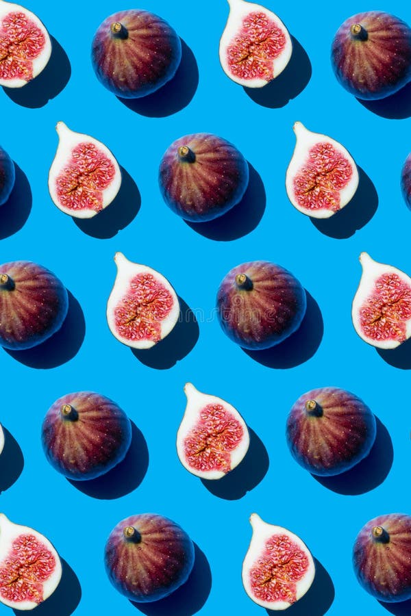 Figs pattern in hard light stock photo. Image of health - 217456014