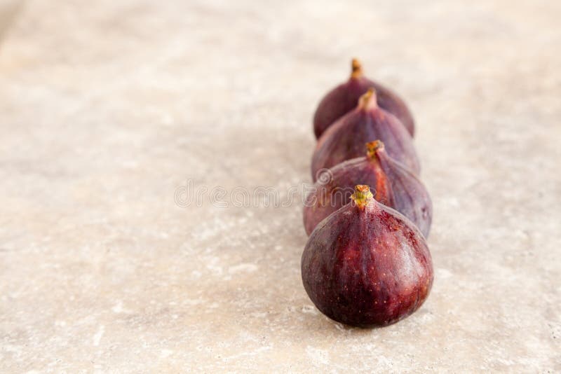 Figs in a row stock photo. Image of food, surface, tropical - 59538332