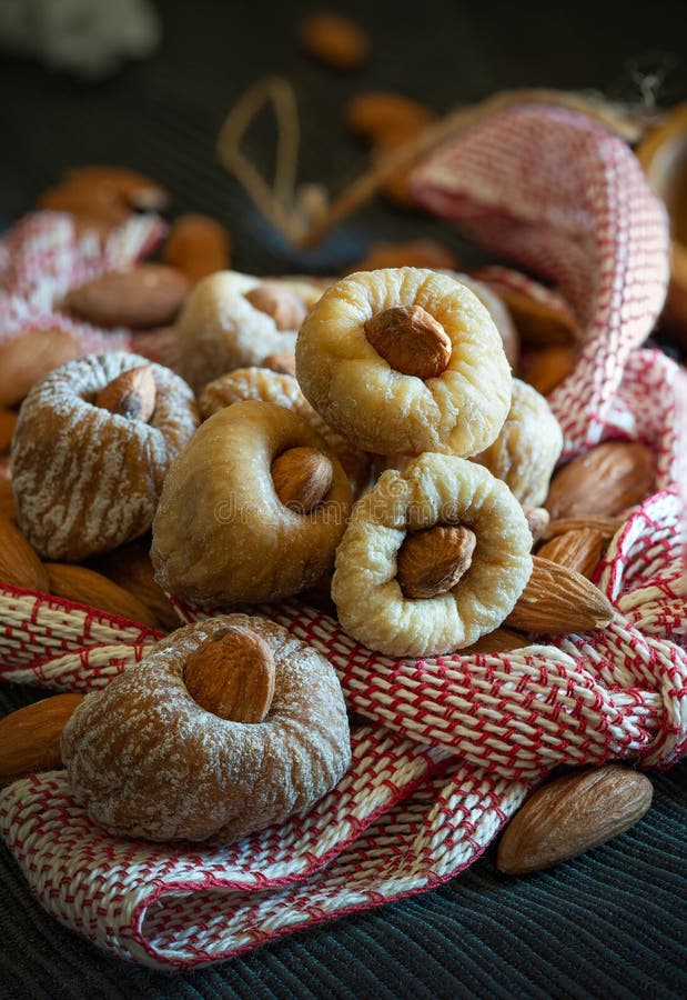 Figs stuffed almonds stock photo. Image of neapolitan - 242412072