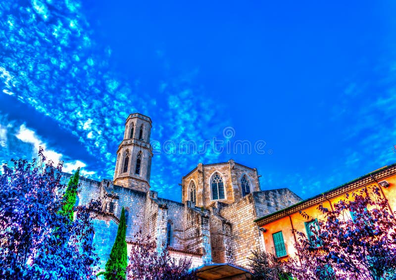 In Figueres in Spain stock image. Image of house, balcony - 48893265