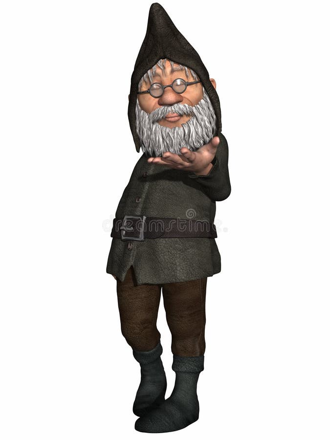 Enano enfadado esperando stock de ilustración. Ilustración de acentuado ...