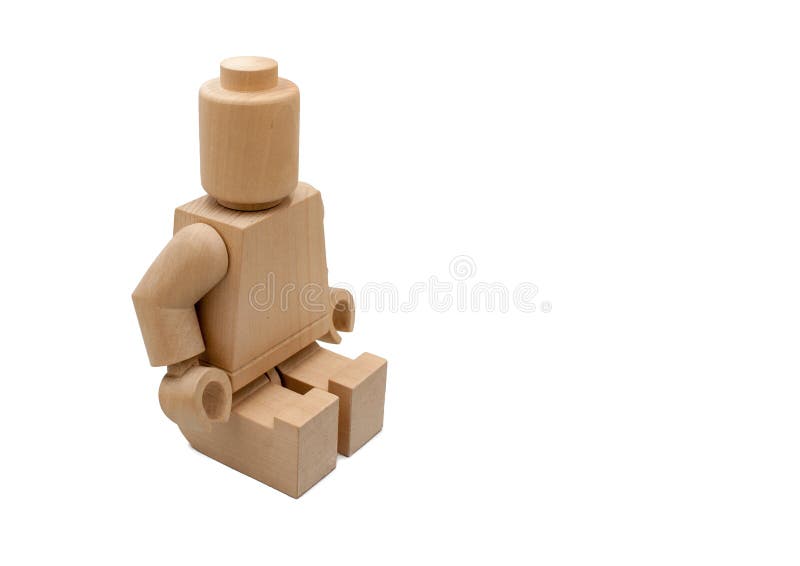 Figura de madera del lego imagen de archivo editorial. Imagen de figura ...