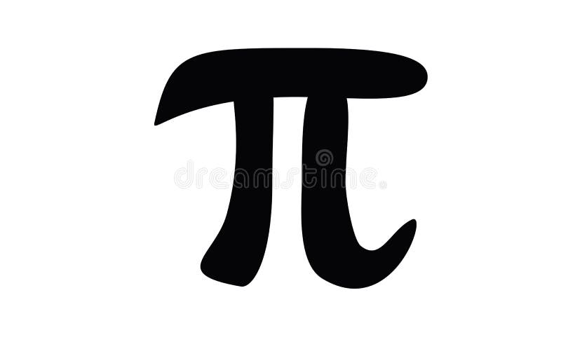 Figura Do ícone Do Pi Ícone Matemático Ilustração Stock - Ilustração de ...