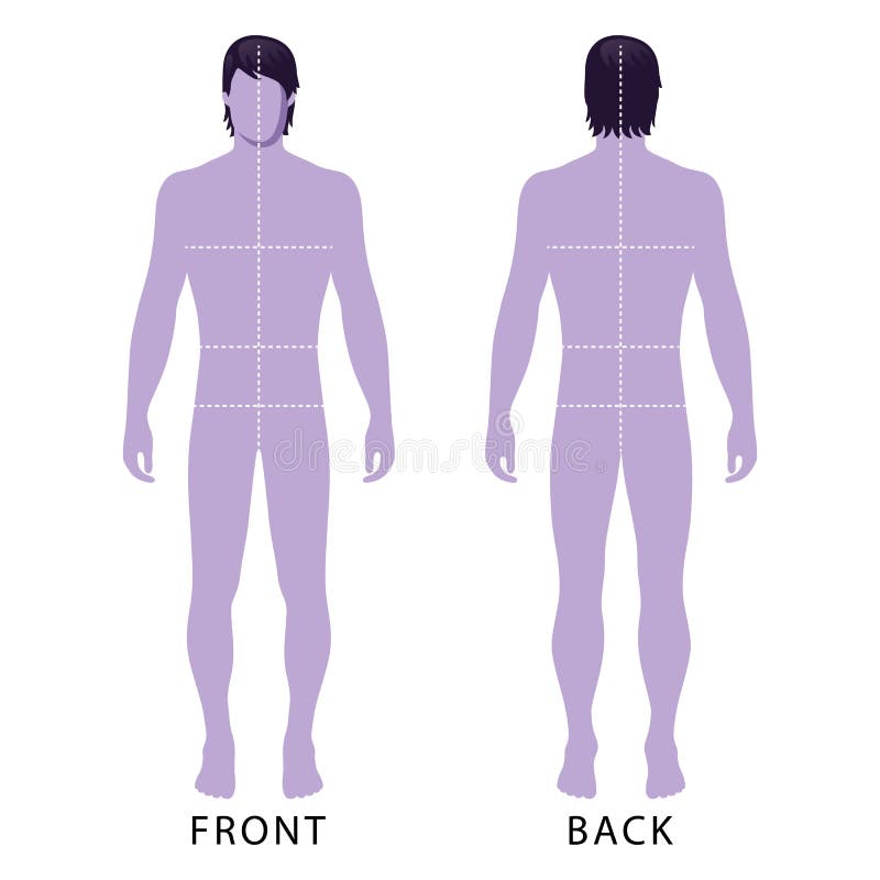 Figura do molde do homem ilustração do vetor. Ilustração de clone ...