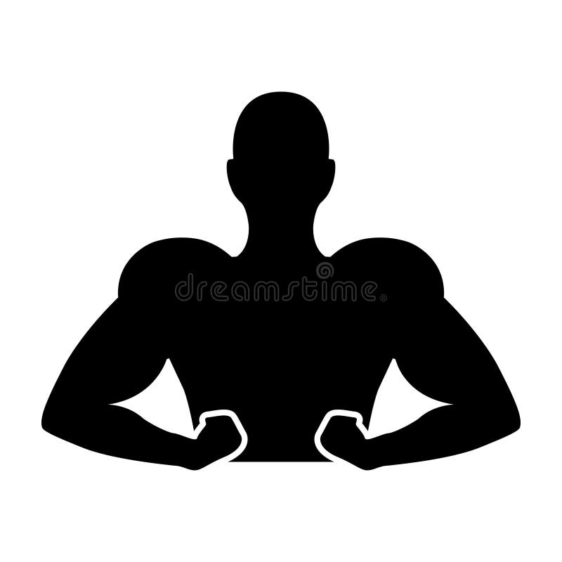 Figura Do Ser Humano Do Homem Forte Ilustração do Vetor - Ilustração de ...