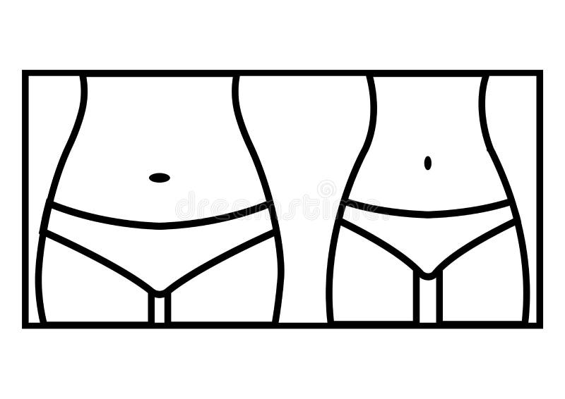 Figura Gorda E Magro Da Mulher, Antes E Depois Da Perda De Peso ... Figura Gorda E Magro Da Mulher, Antes E Depois Da Perda De Peso ...