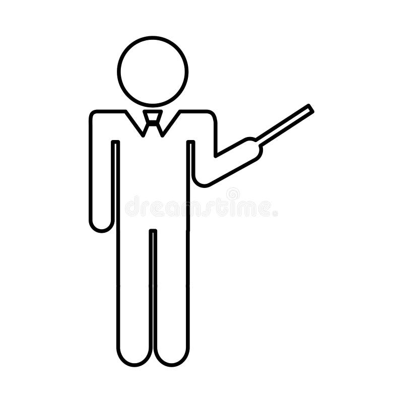 Figura Icona Dell'uomo D'affari Della Siluetta Illustrazione Vettoriale ...