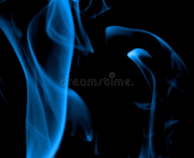 Figuras Azuis Abstratas Do Fumo Foto de Stock - Imagem de fumo, calor ...