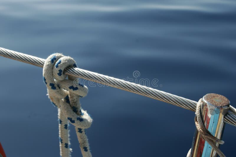 Figure 8 knot stock image. Image of fasten, marine, guarantee - 3249295