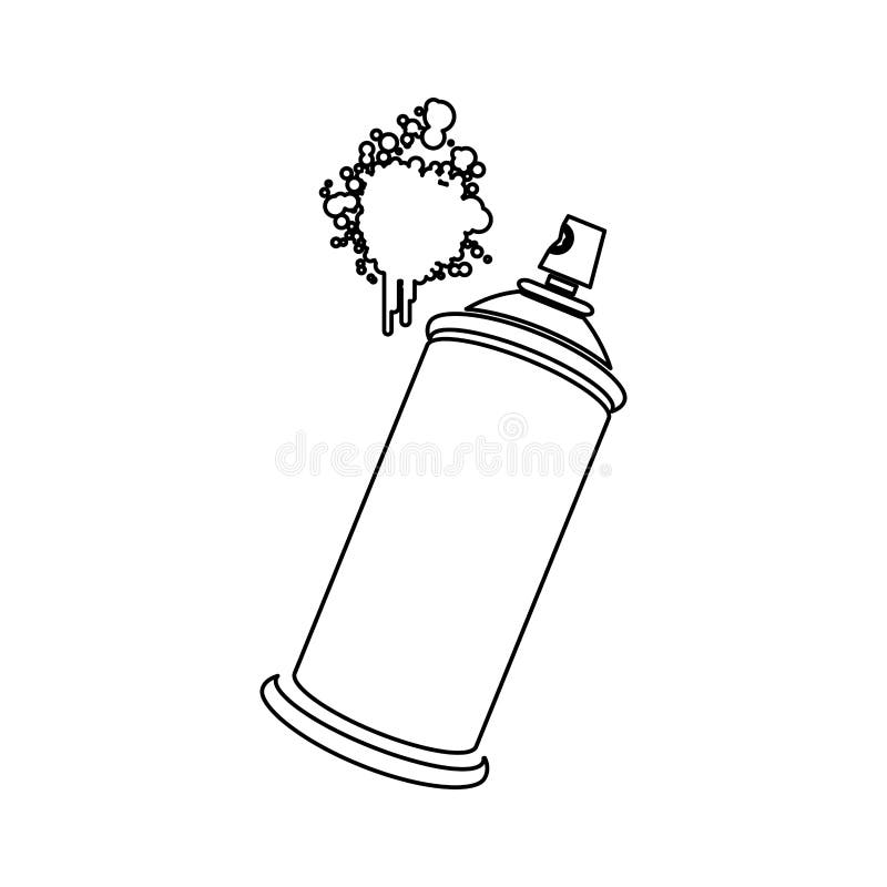 Figure Can Aerosol Sprays Icon Stock Illustration - Illustration of ...