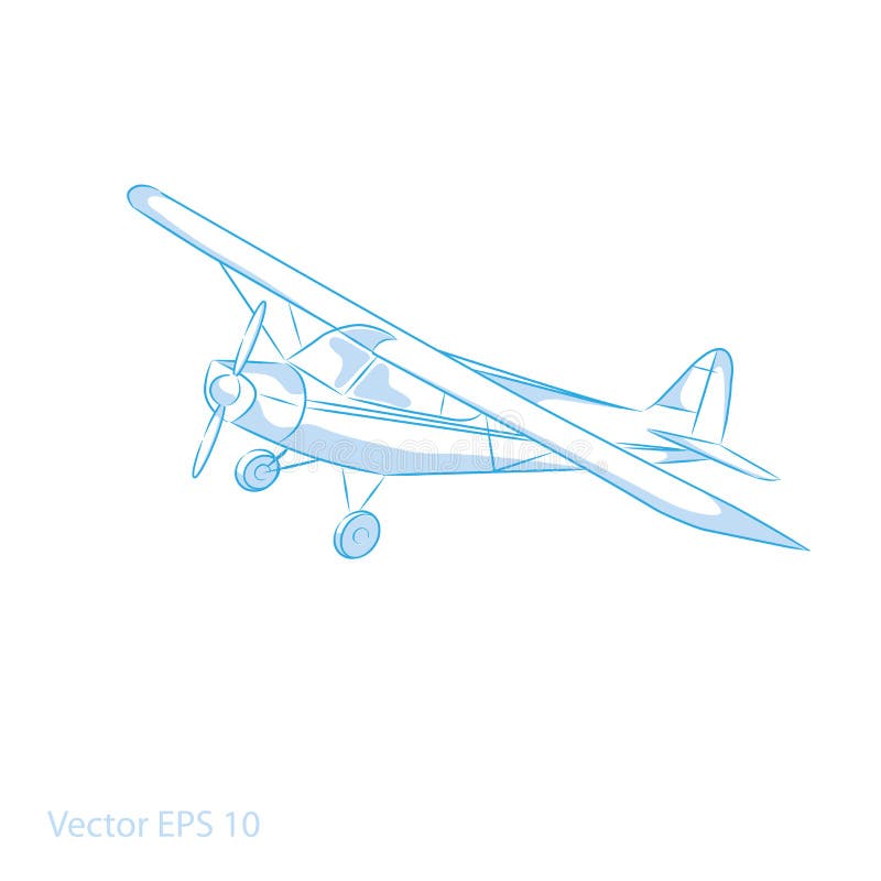 Figure airplane stock vector. Illustration of transportation - 84573094
