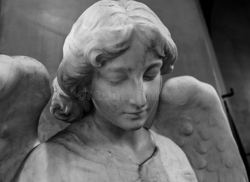Figure of Angel As a Symbol of Love, Kindness, and Suffering Stock ...