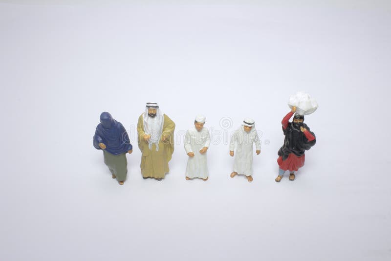 The Figure of Arabic People on Board Stock Photo - Image of smile ...