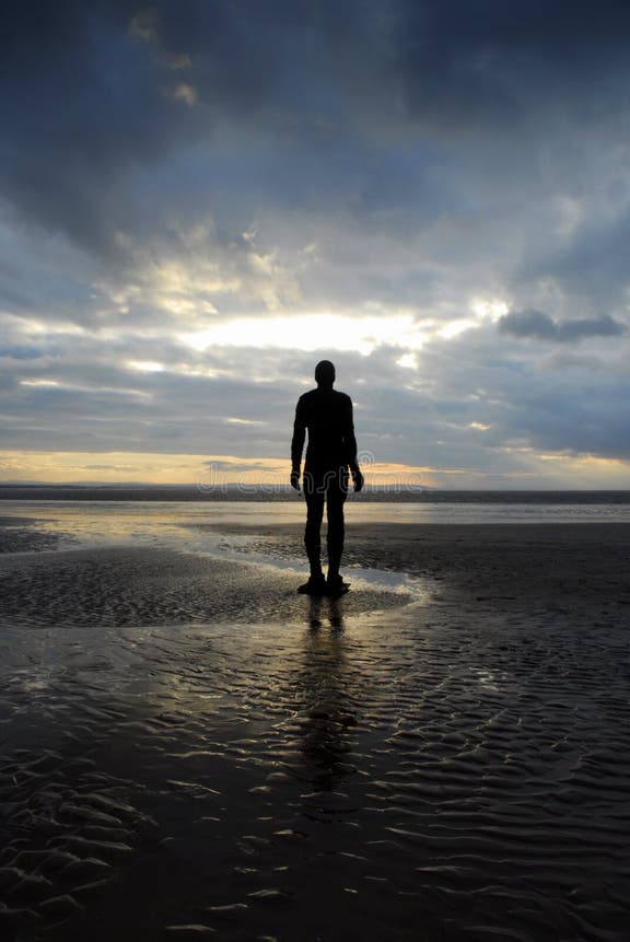 Figure on the Beach editorial photo. Image of standing - 23293001