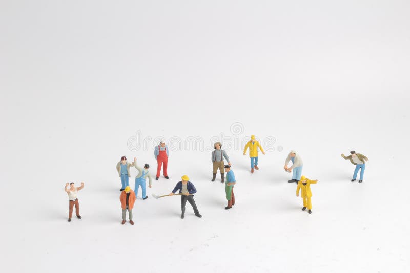 The Figure of the Blue Collar Worker Stock Image - Image of builder ...
