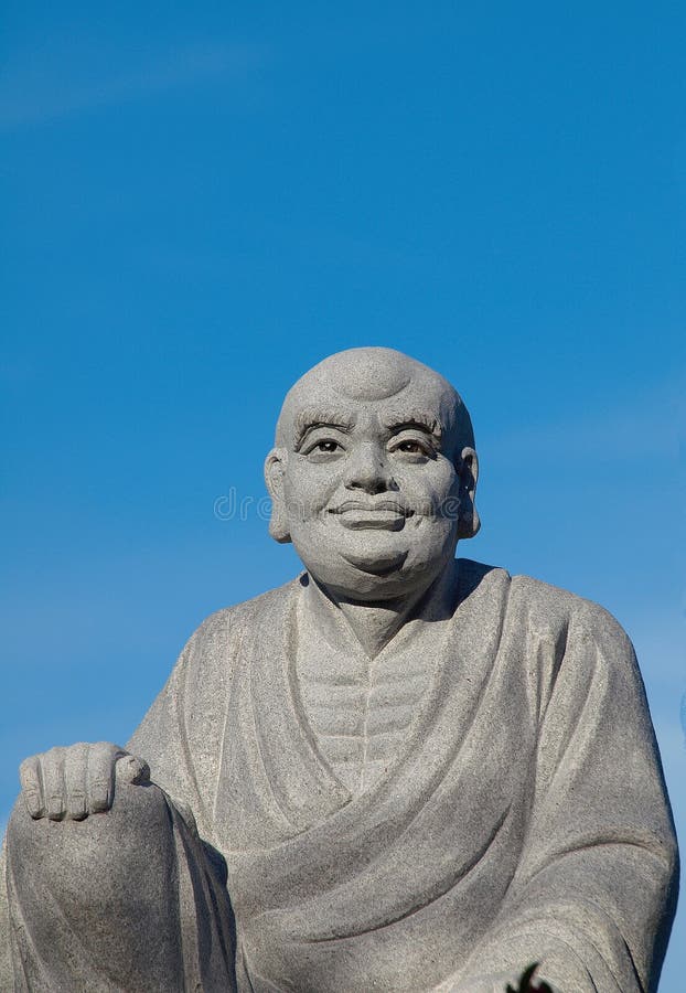Figure of Chinese God with Blue Sky Stock Image - Image of chinese ...