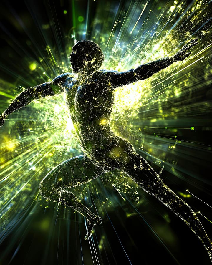 Dynamic Display of Cell Regeneration Illustrating Vitality and ...