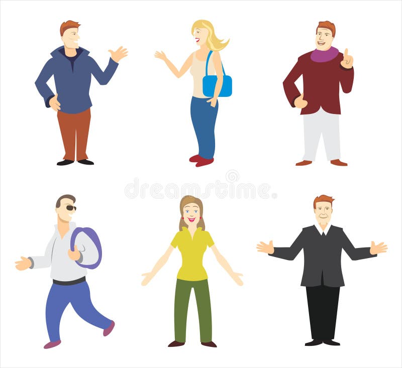 Figure di persone illustrazione di stock. Illustrazione di isolato ...