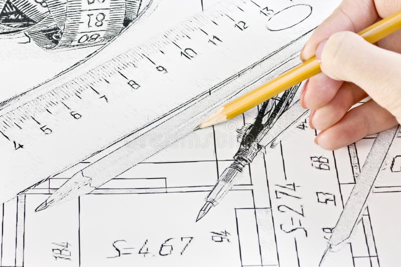 Figure drawing supplies stock photo. Image of design - 11330270