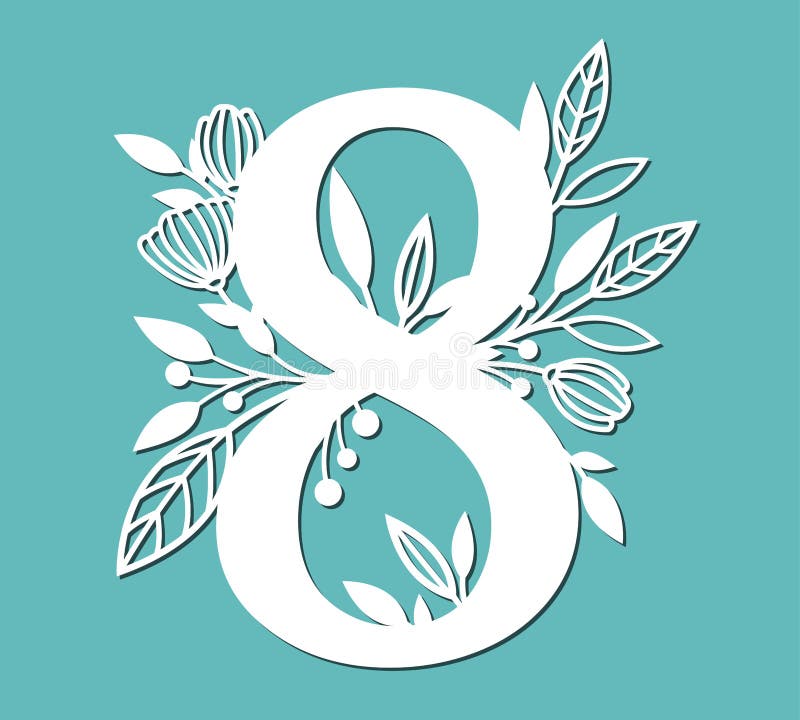 Figure 8. Template for Cutting. Stock Vector - Illustration of carving ...