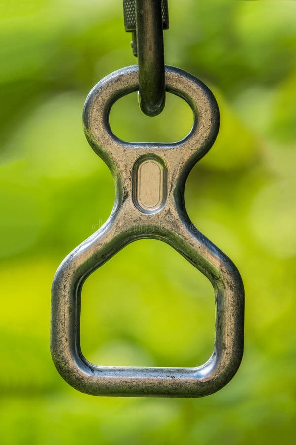 Figure Eight Descender stock image. Image of aluminum - 91984739