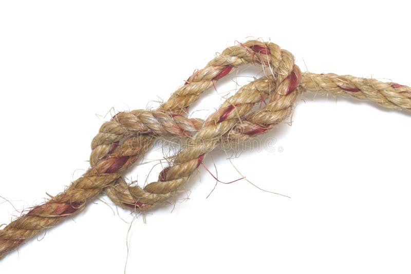 Figure-eight knot stock photo. Image of curve, tied, figure - 10806546