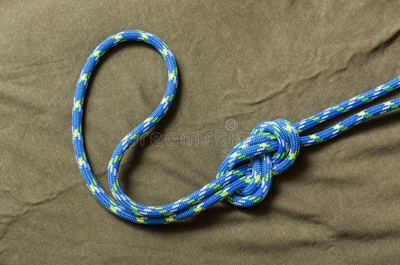 Figure-eight Loop Flemish Loop. Stock Photo - Image of hardware ...