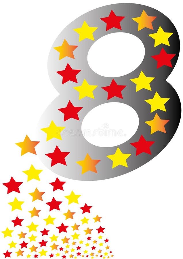 Figure stock vector. Illustration of holiday, eight, star - 81933371