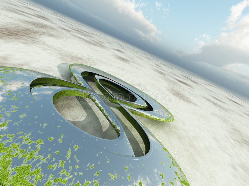 Figure Eight Perspective Background Stock Illustration - Illustration ...