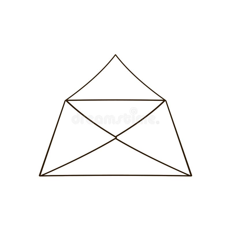 Figure Envelope Icon Image Design Stock Illustration - Illustration of ...