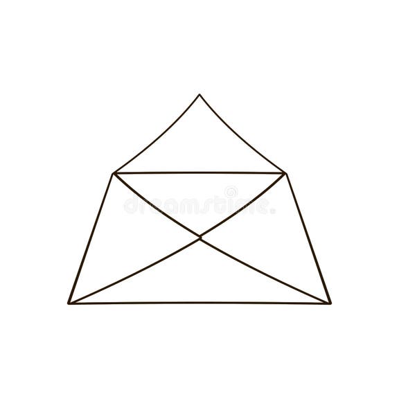 Figure Envelope Icon Image Design Stock Illustration - Illustration of ...