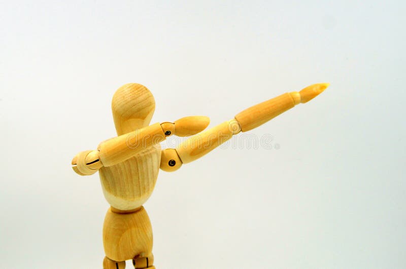 Figure Expressing the Hip Hop Dance Move Dab. Stock Image - Image of ...