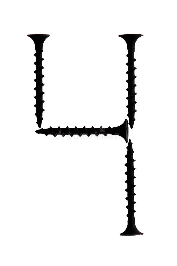 Figure 4 Four Composed of Tapping Screws Stock Illustration ...