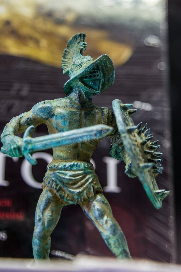 Figure of a Gladiator editorial stock photo. Image of europe - 105225273