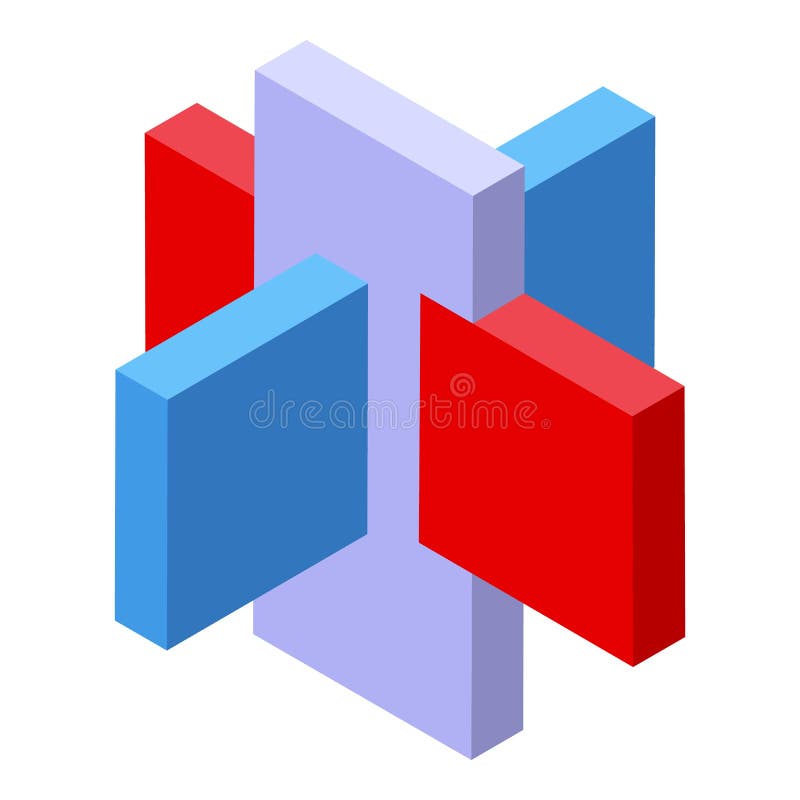 Figure Illusion Icon Isometric Vector. Visual Perception Stock Vector ...